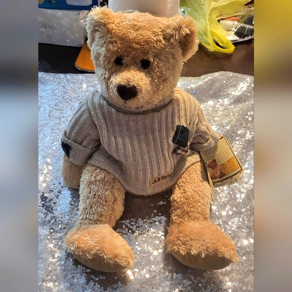 Old Friend | Toys | Teresa Kogut Old Friend Teddy Bear W Knit Sweater ...